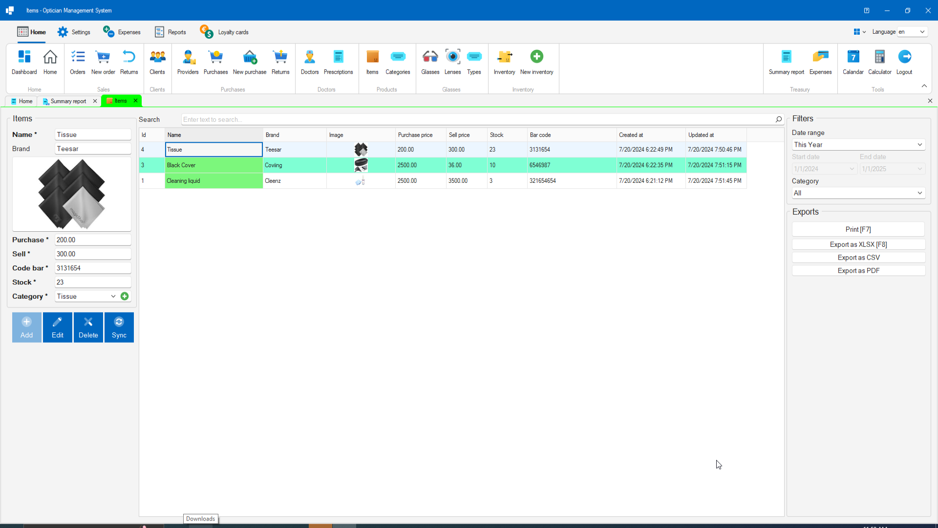EzziOptics Optical Shop Management system by skystudioCode | CodeCanyon